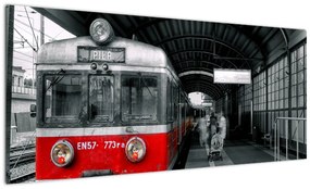 Historický vlak - obraz na stěnu (100x40cm)