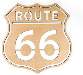 Živá Zeď Dřevěná nástěnná dekorace Route 66