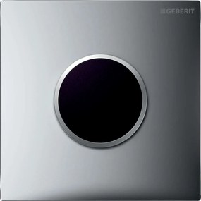Geberit - Elektronické ovládání splachování pisoárů typ 10, síťové napájení, chrom/chrom mat 116.025.KH.1