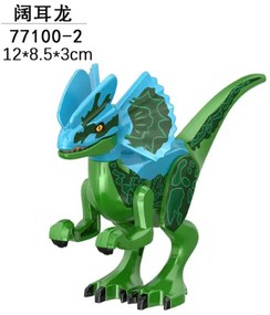 Doplňky ke stavebnici - JW Dinosauři (kompatibilní s LEGO) Varianta: Varianta 48 zeleno-modrý