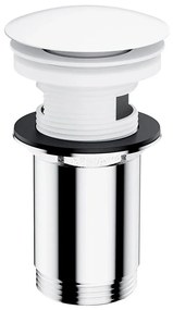 OMNIRES A706BM - Umyvadlová výpusť CLICK-CLACK pr. 6,6 cm matná bílá A706BM