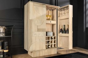 Designová barová skříňka Movement 141 cm mango