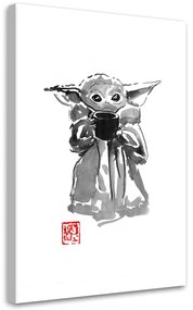 Gario Obraz na plátně Star Wars, mladý Yoda - Péchane Rozměry: 40 x 60 cm