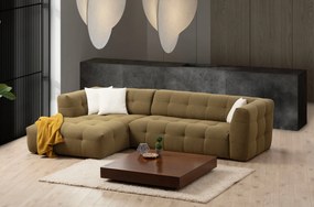 Atelier del Sofa Rohová sedací souprava Cady 3 Seater Left - Khaki, Khaki