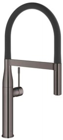 Grohe Essence - Dřezová baterie s flexibilním ramenem s přepínačem, Hard Graphite 30294A00