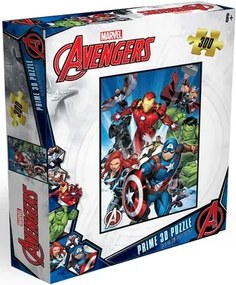 PRIME 3D Puzzle Avengers / 3D efekt / 300 dílků / 31 x 46 cm