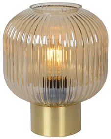 Lucide 45586/20/62 - Stolní lampa MALOTO 1xE27/40W/230V béžová/zlatá
