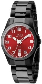 Černé vodotěsné náramkové pánské hodinky JVD steel J1041.23 - 10ATM