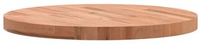 Stolní deska Ø 60 x 4 cm kulatá masivní bukové dřevo - Default Title