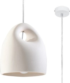 Sollux Lighting Keramická závěsná lampa BUKANO