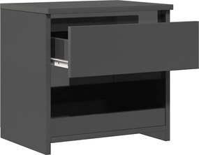 vidaXL Noční stolky 2 ks 40 x 30 x 39 cm kompozitní dřevo [803460] Barva: Černá