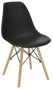 Kondela Židle, černá/buk, CINKLA 3 NEW