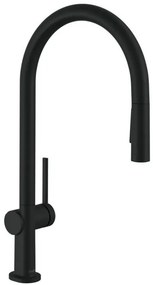 Hansgrohe Talis M54 - Dřezová baterie Talis s výsuvnou sprškou, EcoSmart, matná černá 72842670