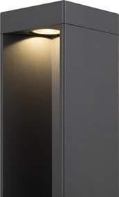 M O596FL-L9GR4K1 Venkovní sloupkové svítidlo Essen 4000K 9W studená bílá 450lm šedý hliník IP54  - MAYTONI