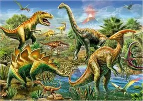 EDUCA Puzzle Jurské hřiště / 500 dílků / od 11 let