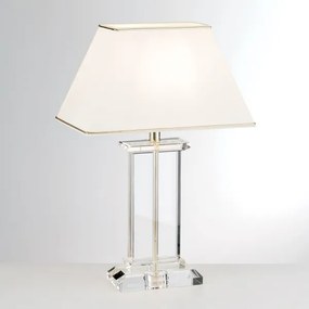 Orion LA 4-1202 - Křišťálová stolní lampa VERONIQUE 1xE27/60W/230V krémová/čirá