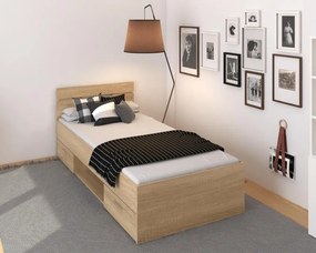 Postel MICHIGAN NEW 90x200, dub sonoma Kondela 0000338752