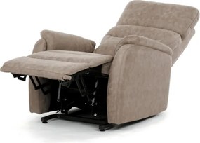 Polohovací křeslo béžové, elektrické TV-L8904 LAN3