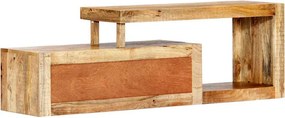 TV stolek 120 x 30 x 40 cm masivní mangovníkové dřevo 248099