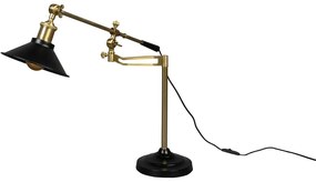 Stolní lampa v černé a zlaté barvě (výška 50 cm) Penelope – Dutchbone