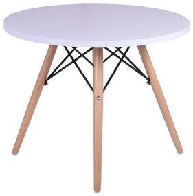 Konferenční stolek Paris 60 cm bílý