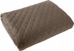 Přehoz na postel Velvi velvet moderní 170x210 002 hnědý