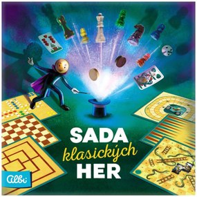 ALBI HRA Velká sada klasických 100 her *SPOLEČENSKÉ HRY* ala6z