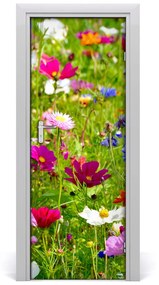 Fototapeta na dveře Polní květiny 85x205 cm