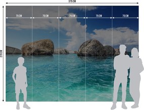 Fototapeta na zed' Klidné Balvany v Oceánu | 360 x 254 cm | DFTS1301