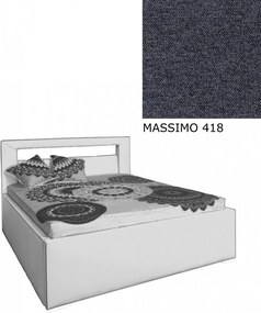 Dřevona - Elitte Čalouněná postel AVA LERYN 160x200, s úložným prostorem, MASSIMO 418