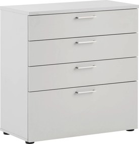 XXXLutz KOMODA, světle šedá, 80,2/84,2/41 cm MID.YOU - Šuplíkové komody - 000895001413