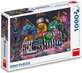 DINO Puzzle Příšerky na tripu / 1000 dílků / od 15 let
