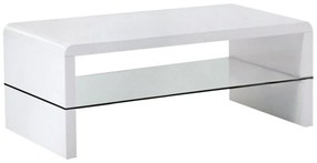 Konferenční stolek HAGY NEW bílý lak, extra vysoký lesk HG