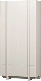 Krémová modulární skříňka z borovicového dřeva 101x210 cm Basu – WOOOD