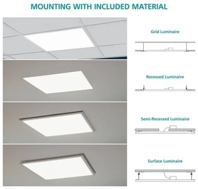 Eglo 96151 - LED Podhledový panel SALOBRENA LED/40W/230V