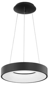 LED lustr Rando Thin 38 3000K černé