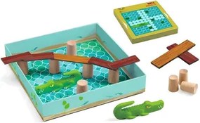 DJECO Logická hra Sologic - Most / Dřevěná hra / 3 úrovně obtížnosti /