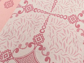 Bavlněné povlečení PONSA růžové Rozměr povlečení: 2 ks 70 x 90 cm | 200 x 220 cm