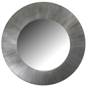 Amadeus Kulaté zrcadlo SLUNCE 90cm Stříbrná barva černá patina