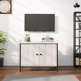 826298 vidaXL TV skříňka s dvířky šedá sonoma 60x35x45 cm kompozitní dřevo