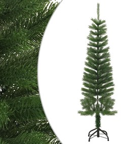 344644 vidaXL Umělý úzký vánoční stromek se stojanem 150 cm PE