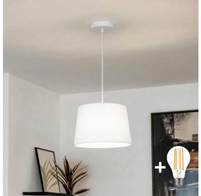 Brilagi - LED Lustr na lanku CERIA 1xE27/40W/230V pr. 30 cm bílá