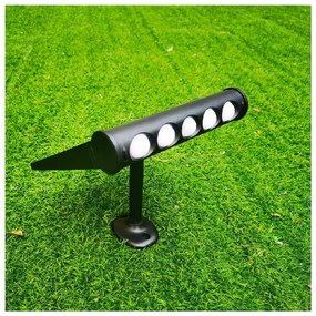 Exteriérové ​​solární LED svítidlo Talent, 4x LED 8w, černá, pohybový senzor