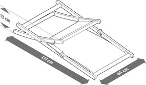 Tchibo - Skládací zahradní křeslo - barva: šedá