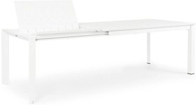 BIZZOTTO rozkládací zahradní stůl KONNOR 160/240x100 cm bílý 0662276
