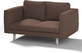 Potah na pohovku IKEA Norsborg 2-místná barva hnědá látka pletený vzor