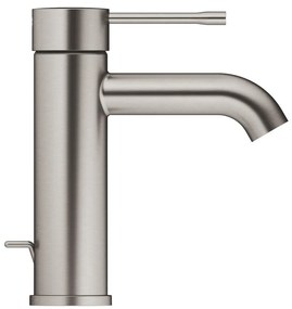 Grohe Essence - Páková umyvadlová baterie s odtokovou garniturou, S-Size, kartáčovaný Hard Graphite 23589AL1