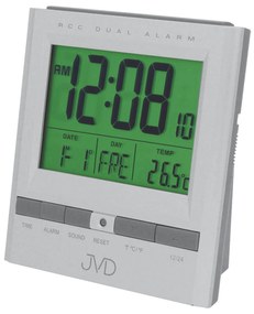 Rádiem řízený digitální budík JVD RB92.5 s měřením vnitřní teploty