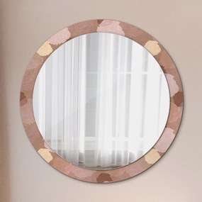 Kulaté dekorativní zrcadlo Složení růží fi 90 cm