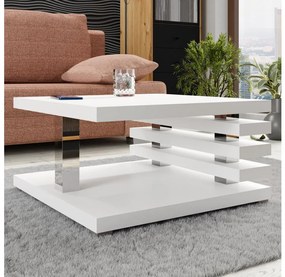 MIRJAN 24 | Konferenční stolek KYOTO 31x60 cm matná bílá | MJ0013